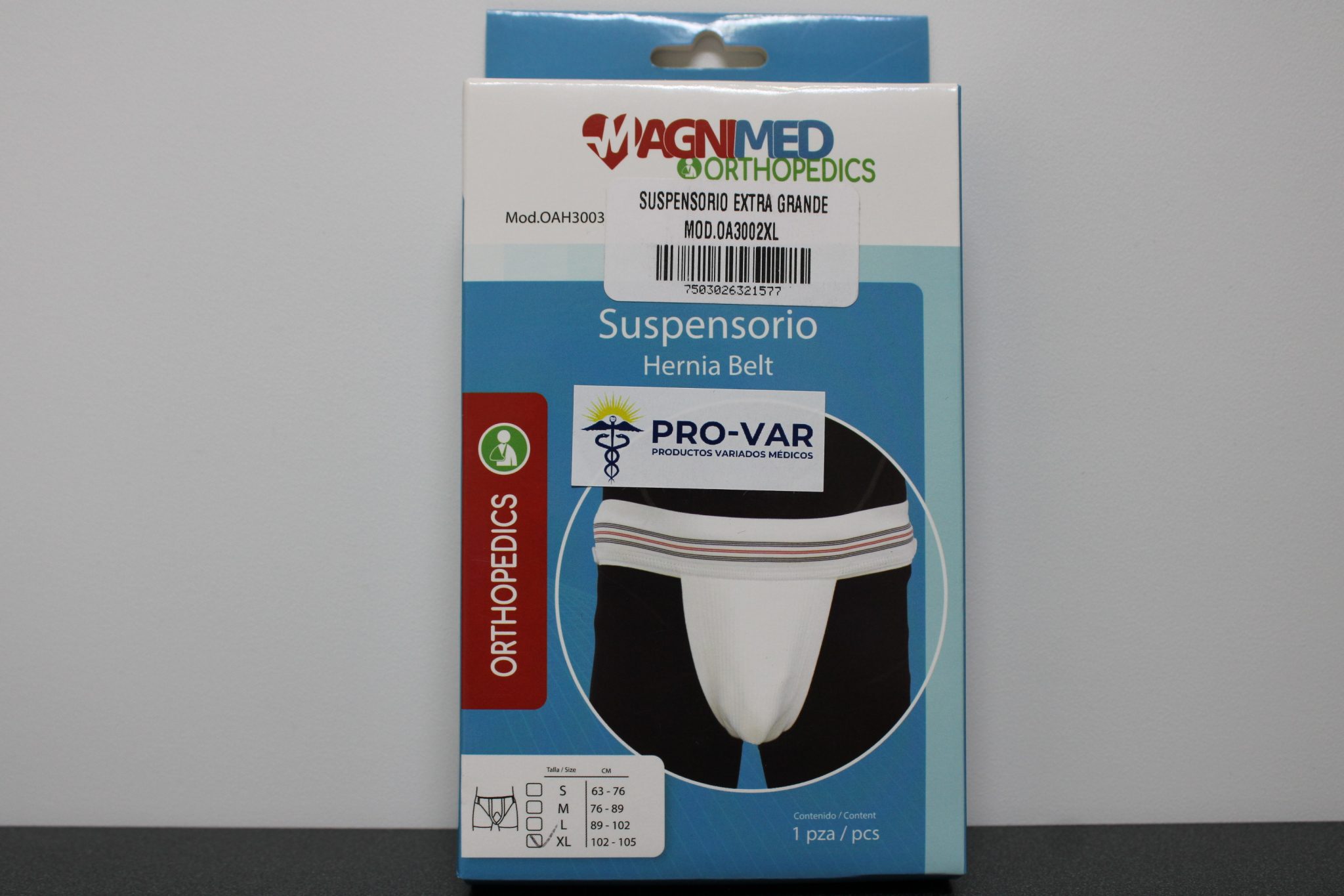 Suspensorio para Soporte Inguinal y Abdominal - PROVAR MEDICAL